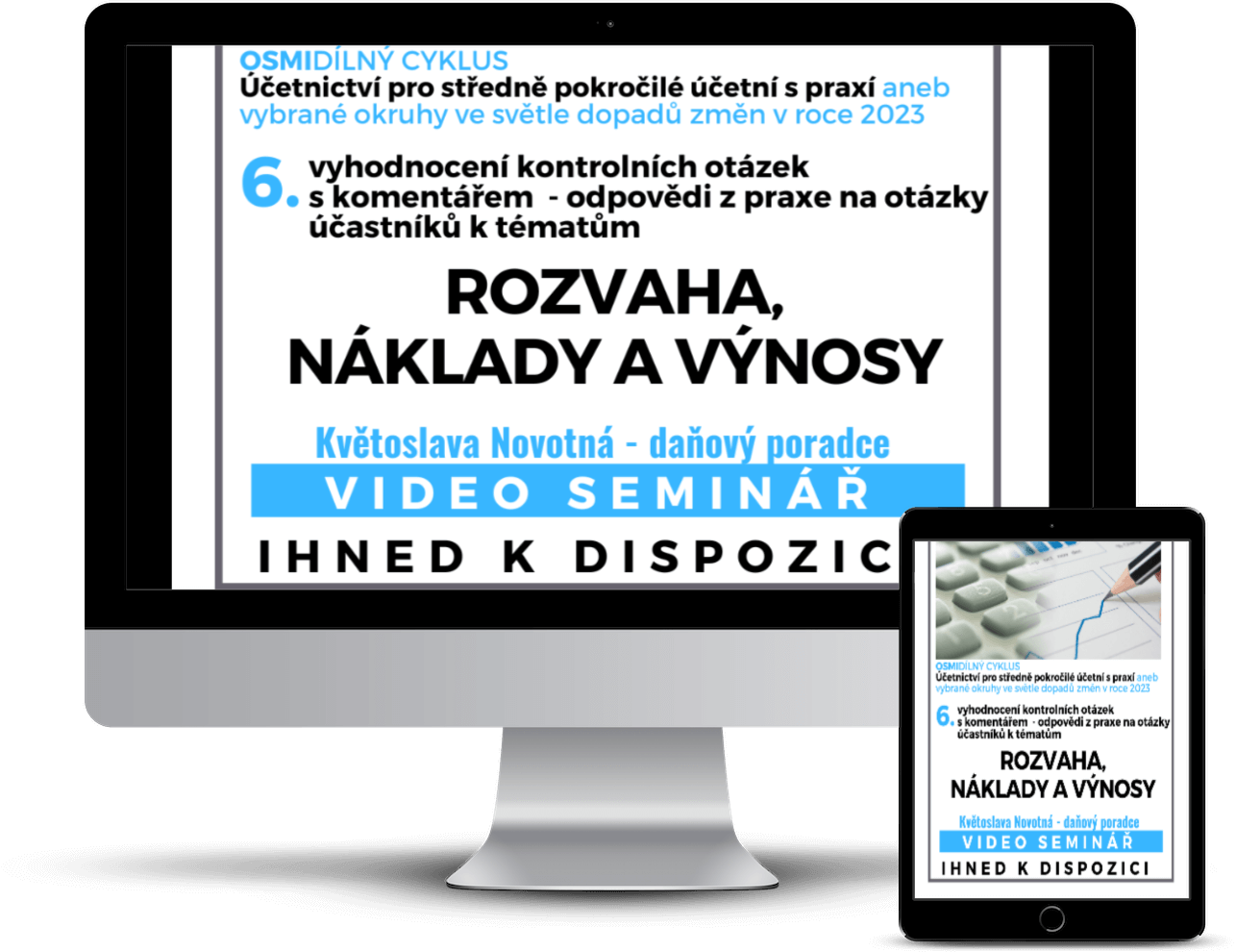 Rozvaha, Náklady a výnosy - školení pro účetní